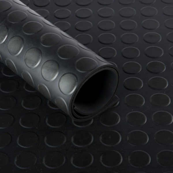 Coin Rubber Roll Flooring | Heavy-Duty & 100% Slip-Resistant
